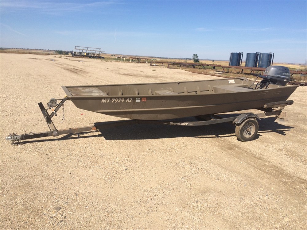 MDU Resources Surplus Auction - 2009 G3 16' Flat Bottom Boat